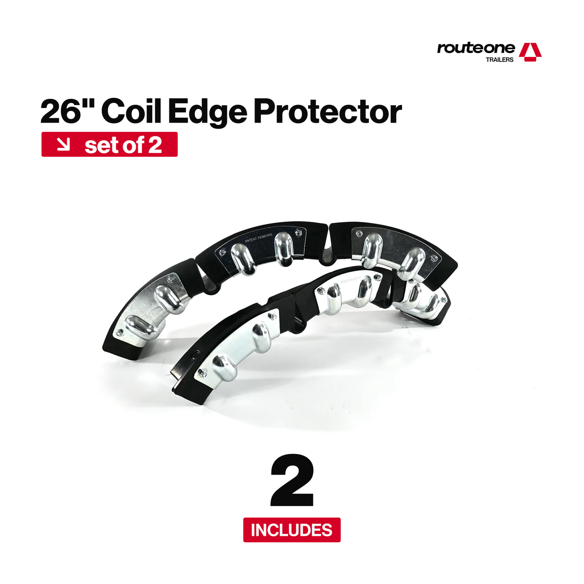Coil Edge Protector 26” (Set of 2) | Heavy-Duty Cargo Protection