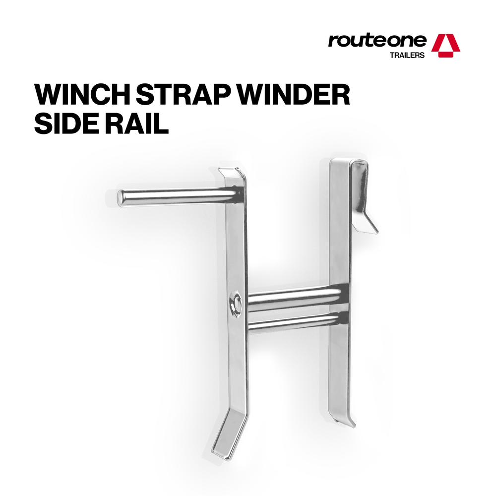Winch Strap Winder – Side Rail Mount | Flatbed Strap Storage Tool
