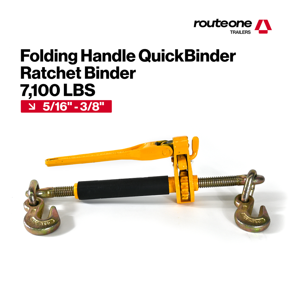 Folding Handle QuickBinder Ratchet Binder 5/16 - 3/8 inch (7100WLL)