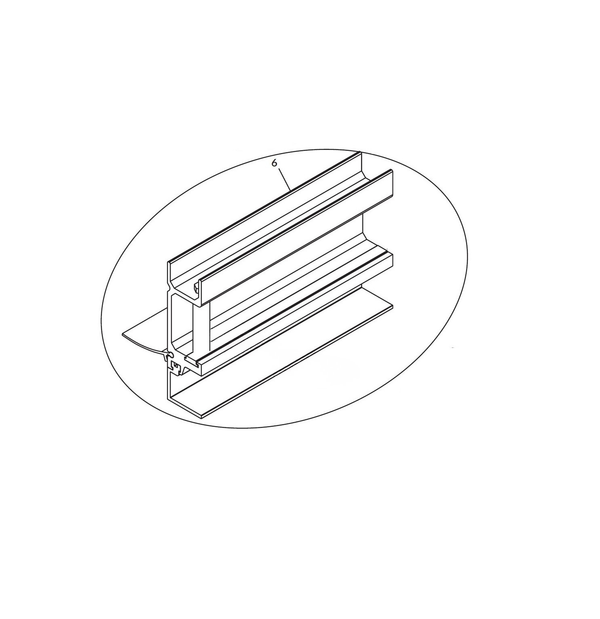 Shur-co: Extrusion Track 48ft Aluminum
