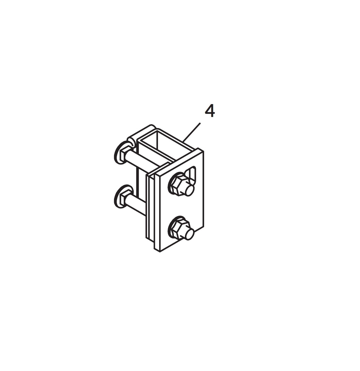 Shur-co: Hook Pocket Assemblies Left (2 units)