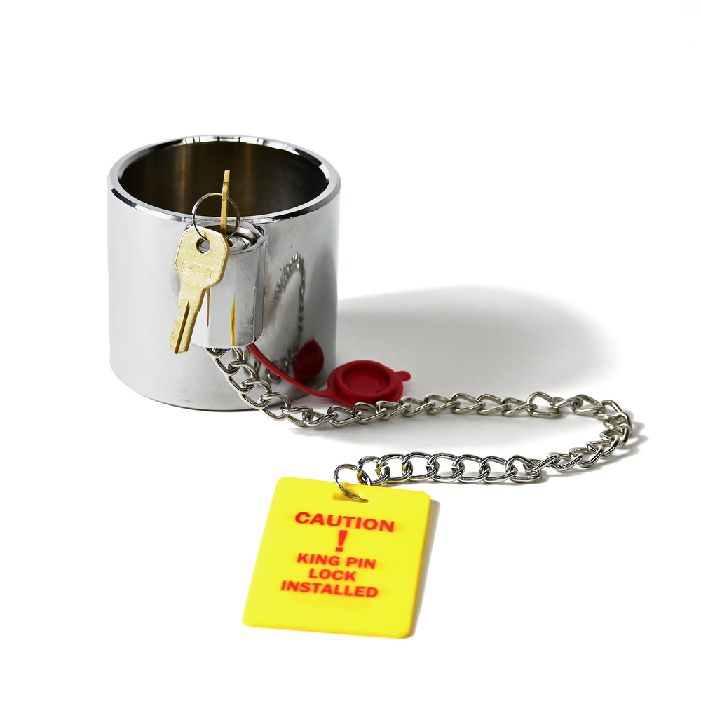 Heavy Duty Chrome King Pin Lock 2"