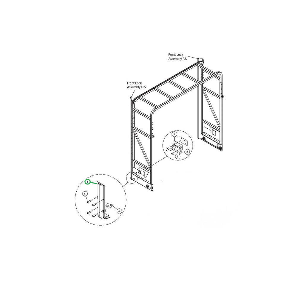 Aero: J Clamp for Front Bow - Longer