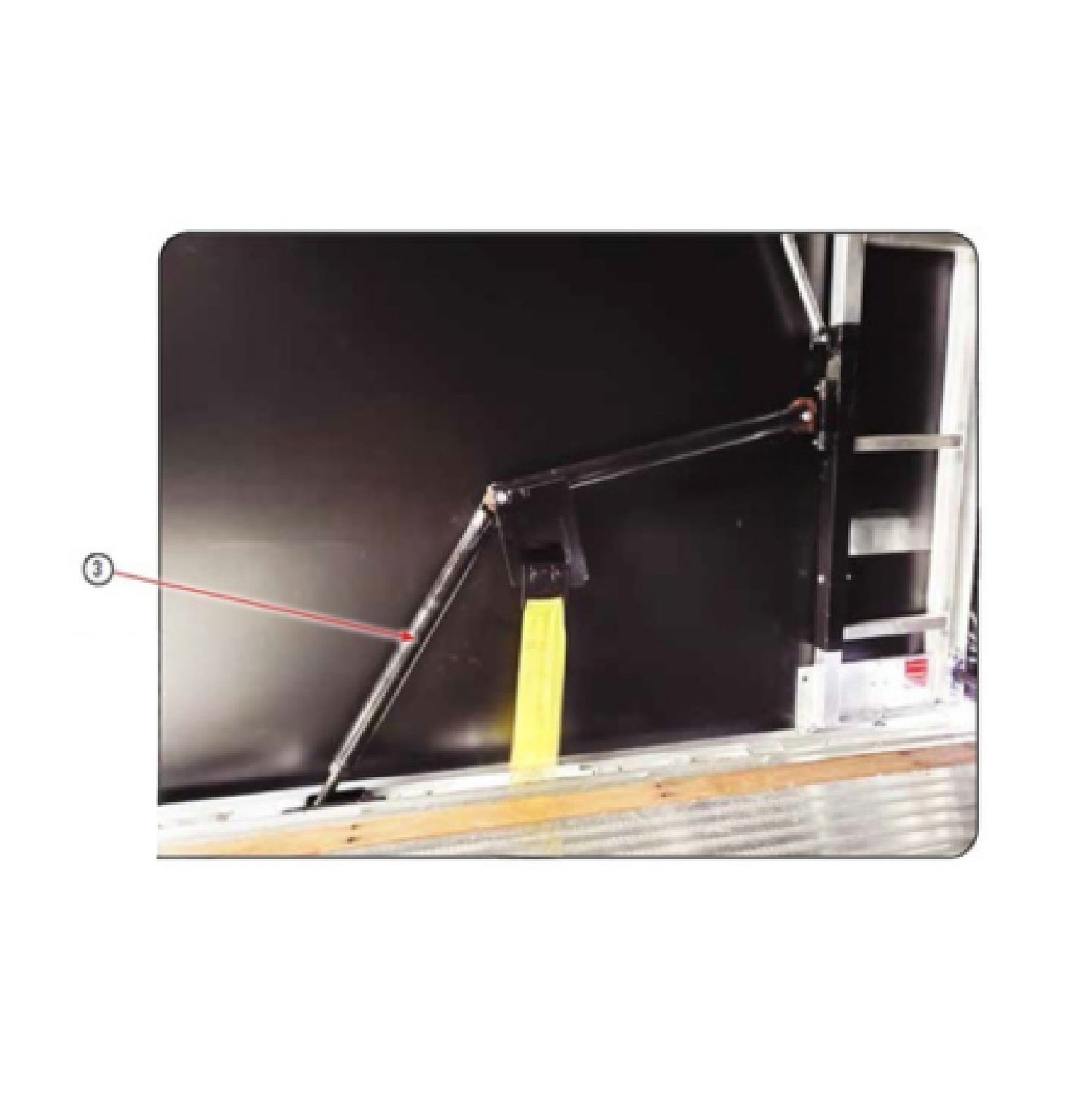 Lower tention arm assembly includes hi-tensile all thread with lock nu